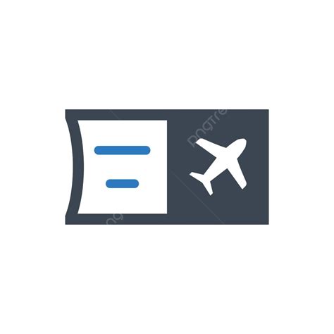 Flight Ticket Icon Boarding Pass Flight Boarding Vector Boarding Pass