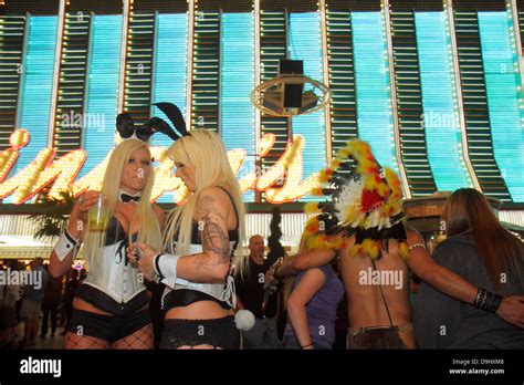 Las Vegas Nevada Downtown Fremont Street Experience Pedestrian Mall