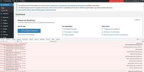 jquery is not defined error when moving wordpress installation