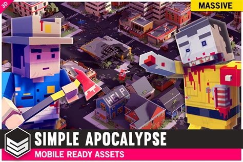 simple apocalypse cartoon assets free download unity