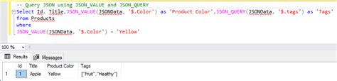 working with json data in sql server rajeev pentyala