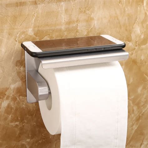 Wall Mount Toilet Paper Holder Sus304 Stainless Steel Bathroom Tissue