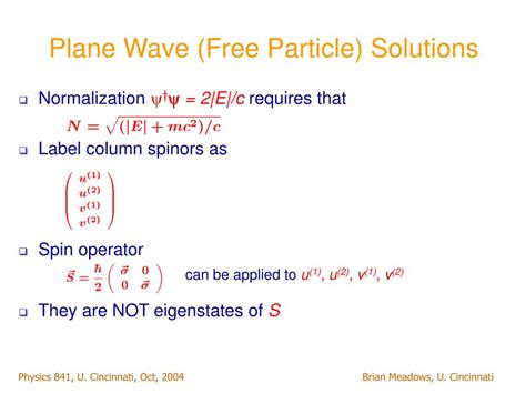 Ppt The Dirac Equation Powerpoint Presentation Free Download Id 907412