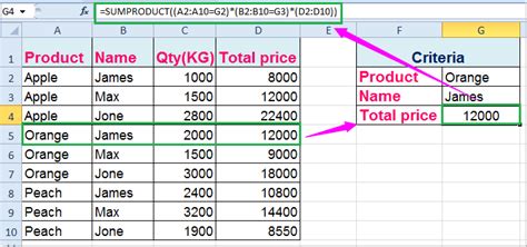 how to vlookup value with multiple criteria in excel