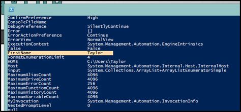 print 2 variables powershell