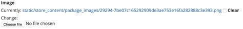 python display currently set image in django imagefield instead of