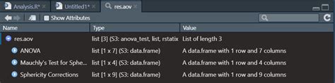 r can i convert an object of class anova test rstatix to an object