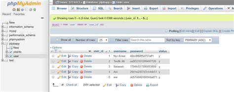 php login can get any data from database but show result unregister