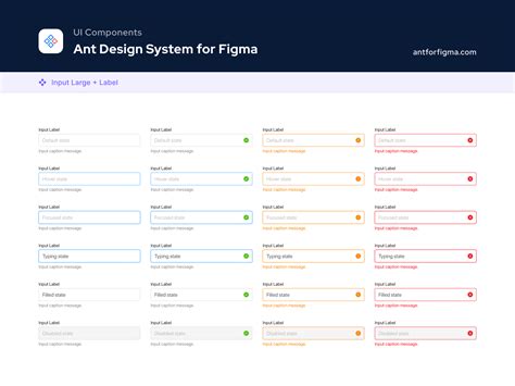 ui components ant design system for figma by matt wierzbicki on dribbble
