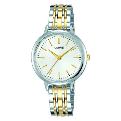 Lorus Ladies Two Tone Stainless Steel And Gold Bracelet Watch