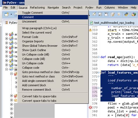 python how can i configure eclipse pydev so that octothorpes respects