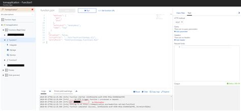 403 forbidden while calling one azure function from another