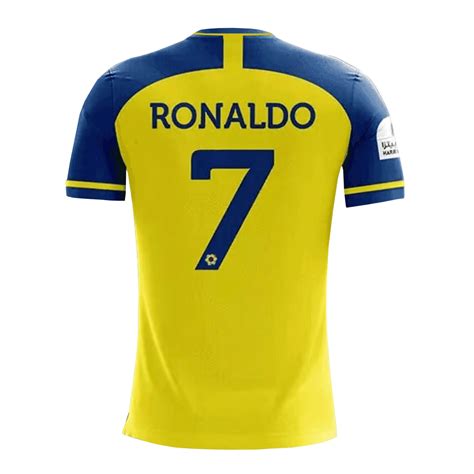 Mens Authentic Ronaldo 7 Al Nassr Home Soccer Jersey Shirt 2022 23