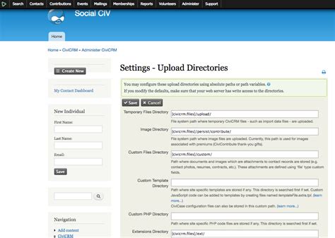 trying to set up civivolunteer and getting strange results