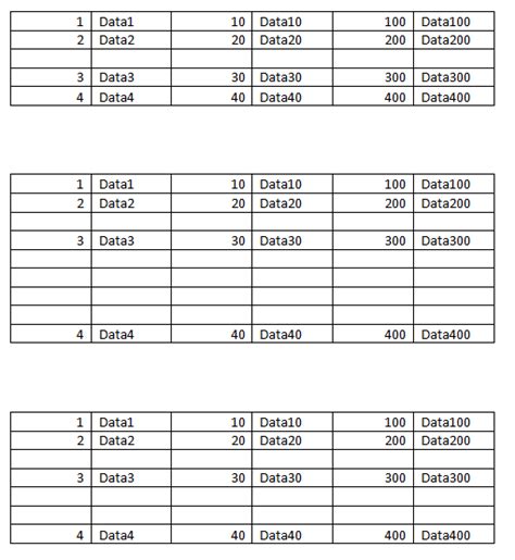 word vba delete empty rows from tables vba and vb
