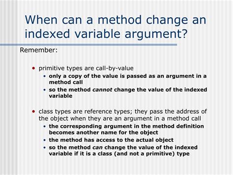 ppt chapter 10 arrays array basics arrays in classes and methods