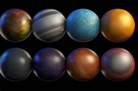 Premium Ai Image Set Of Planets In The Solar System Neural Network Ai