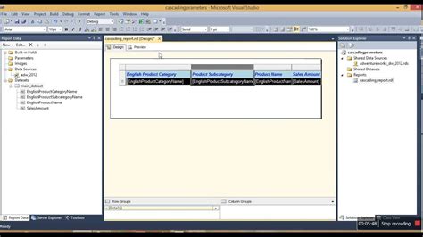 how to create cascading parameter report in ssrs exp 1 video7 youtube