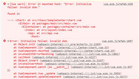 vue项目引用echart报错error：initialize failed invalid dom lyq甜面酱的博客 csdn博客