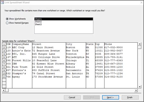 how to import or link ms excel data into ms access 2016