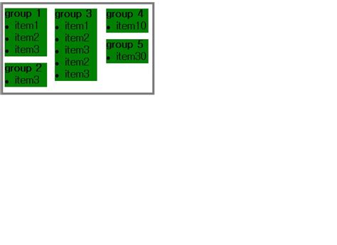 css how to float div in multiple columns without left center