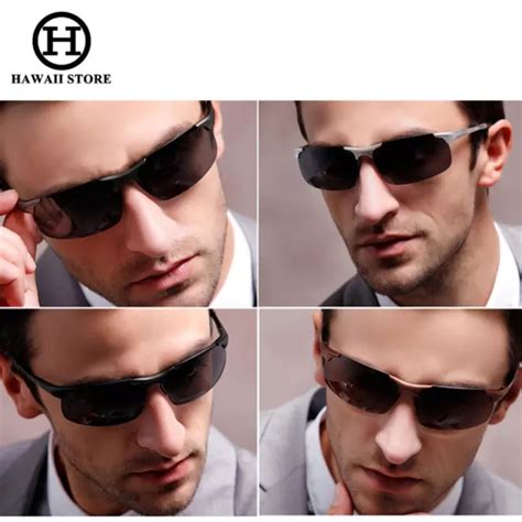 Aluminum Magnesium Alloy Polarized Sunglass For Men Outdoor Sport