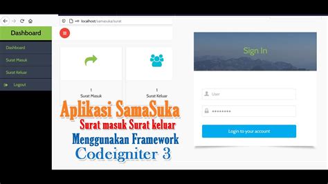 Aplikasi Samasuka Suratmasuk Suratkeluar Menggunakan Framework