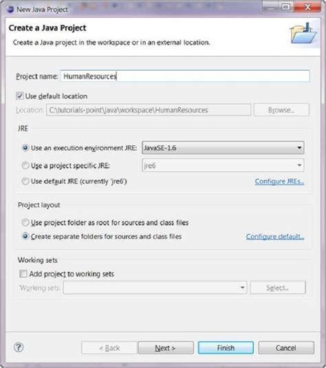 ethical hacking tutorial eclipse create java project