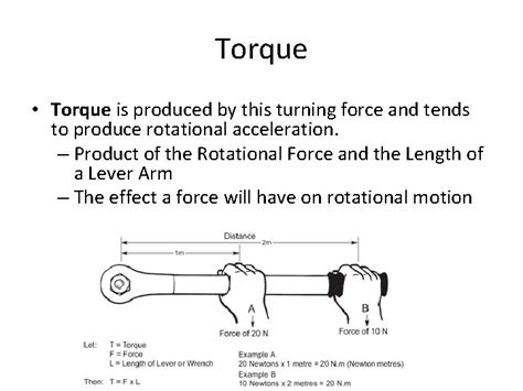 Rotational Equilibrium Dr Walker Torque Torque Is Produced