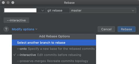 git how to rebase in intellij idea stack overflow