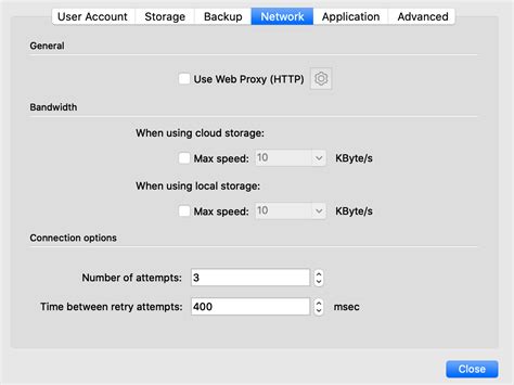 msp360 cloudberry backup for macandlinux network settings help center