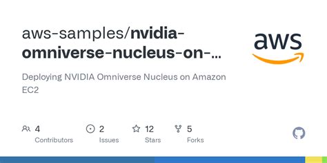 github aws samples nvidia omniverse nucleus on amazon ec2 deploying