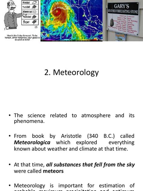 Understanding The Fundamentals Of Meteorology An Overview Of