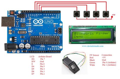 arduino uno based fingerprint sensor interface mahi s