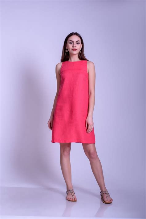 Sleeveless Linen Dress For Women Linen Shift Dress Etsy Linen Shift