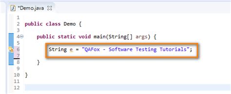 java for testers string non primitive data type qafox