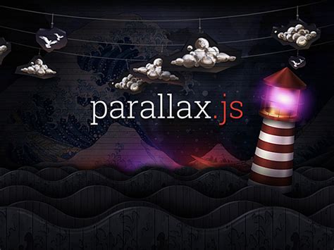 parallax js on behance