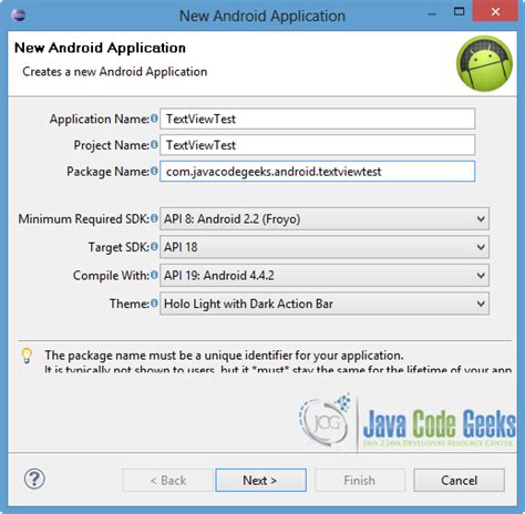 android textview example examples java code geeks 2022
