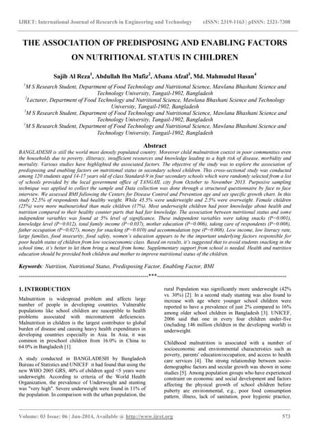 The Association Of Predisposing And Enabling Factors Pdf