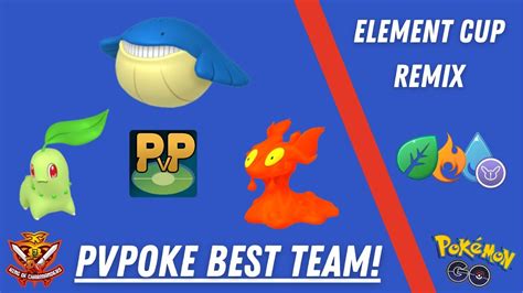 Best Team For The Element Cup Remix L Pokémon Go Battle