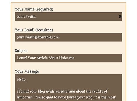 how to style contact form 7 forms in wordpress