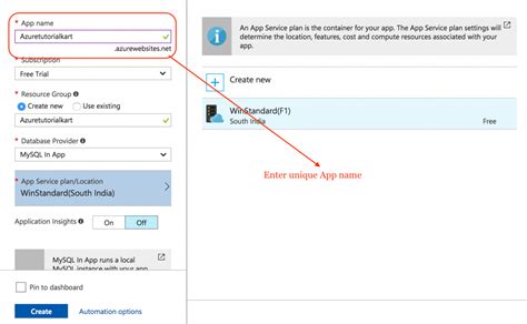 create wordpress website using azure marketplace template