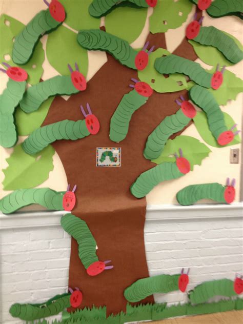 We Are All Very Hungry Caterpillars Caterpillar Bulletin Board Hungry