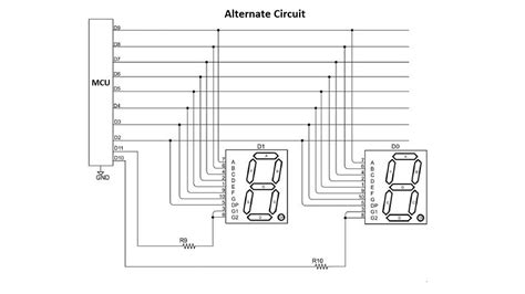 ic for interfacing 7 segment display with attiny85 project guidance