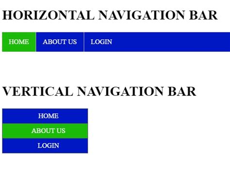 how to create a navigation bar in html css free source code projects