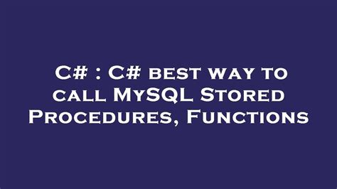 java jdbc tutorial part calling mysql stored procedures with hot sex