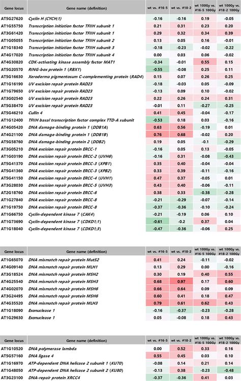 Comparative Transcriptome Expression Profiles For Genes Related To A