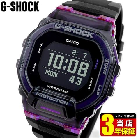 G Shock Gショック ジーショック ジースクワッド Gbd 200sm 1a6 メンズ 腕時計 G Squad スケルトン モバイル
