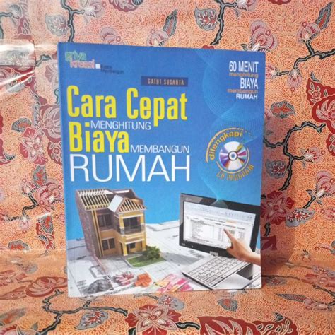 Jual Buku Arsitek Cara Cepat Menghitung Biaya Membangun Rumah 60