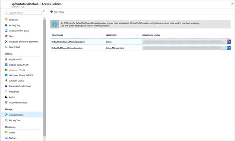 get started with azure notification hubs using baidu microsoft docs